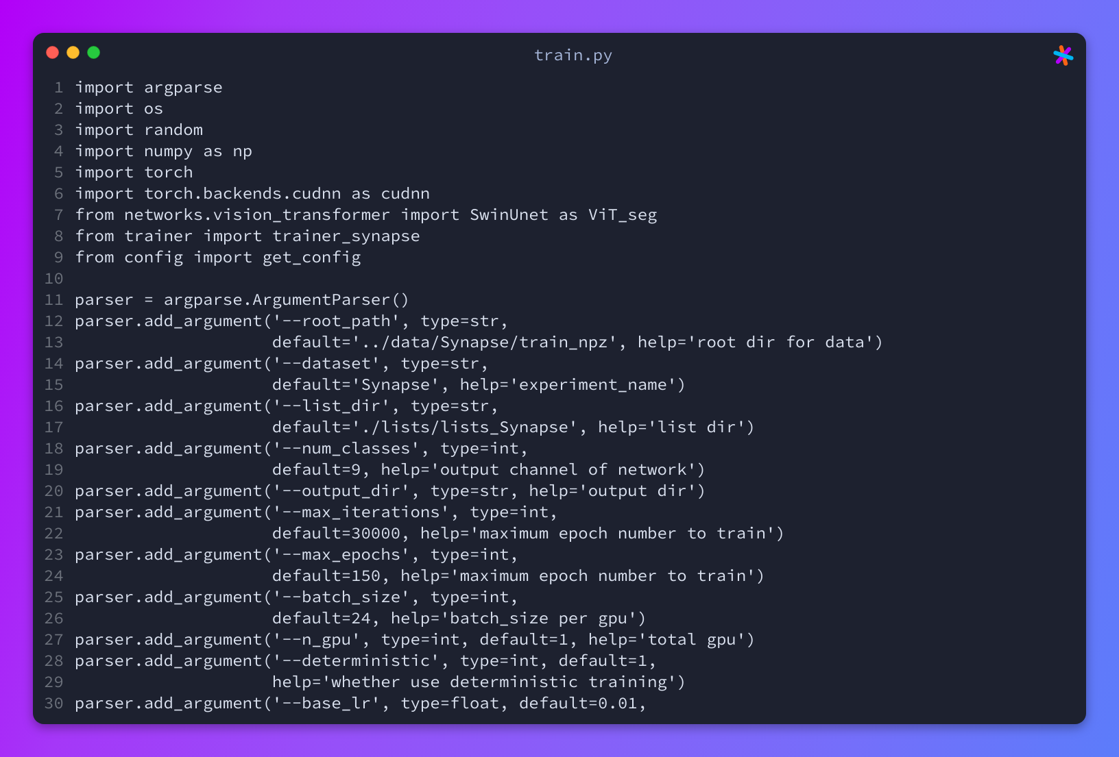 train.py - HuCaoFighting/Swin-Unet - Sourcegraph train.py - HuCaoFighting/Swin-Unet - Sourcegraph