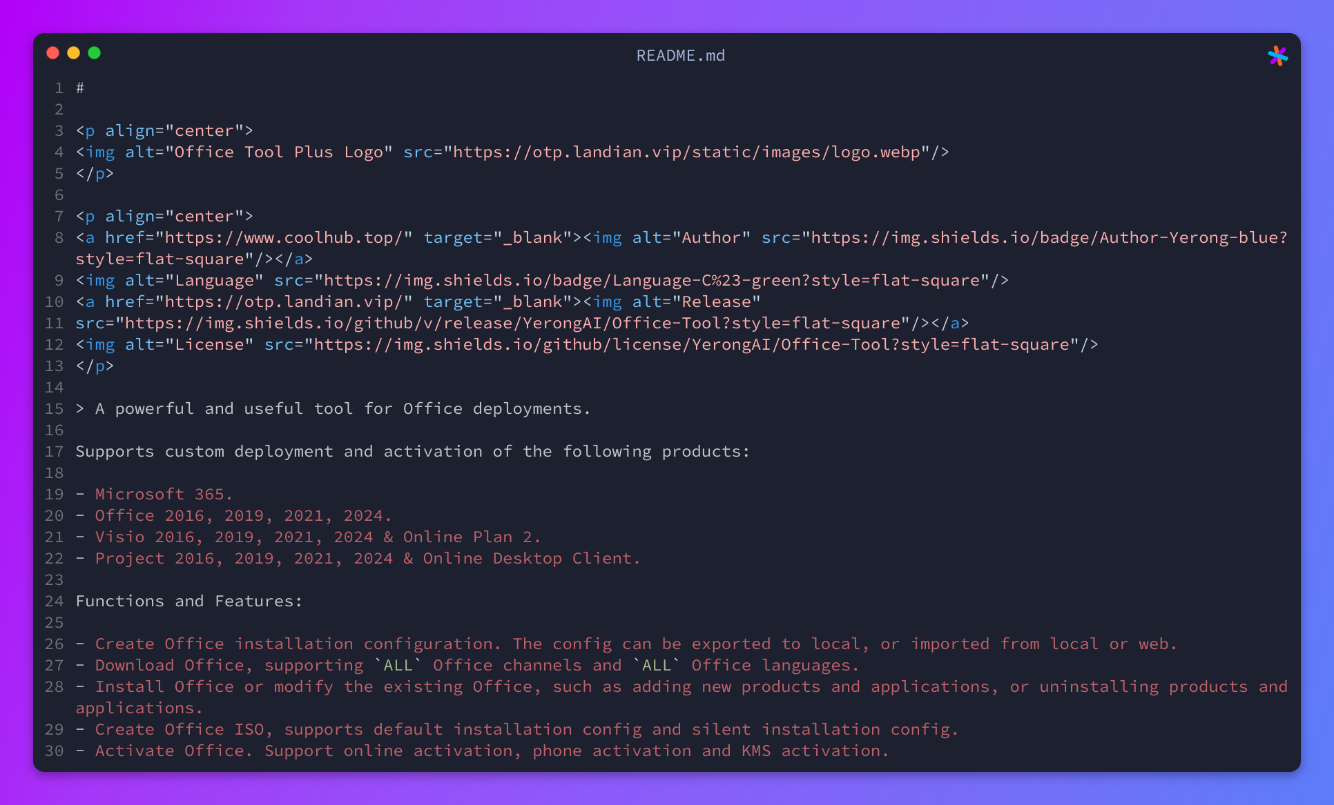README.md - YerongAI/Office-Tool - Sourcegraph